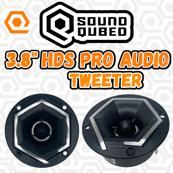 SoundQubed 3.8" HDS-PAT1 Q-Shaped Pro Audio Tweeter – Droppin HZ Car Audio