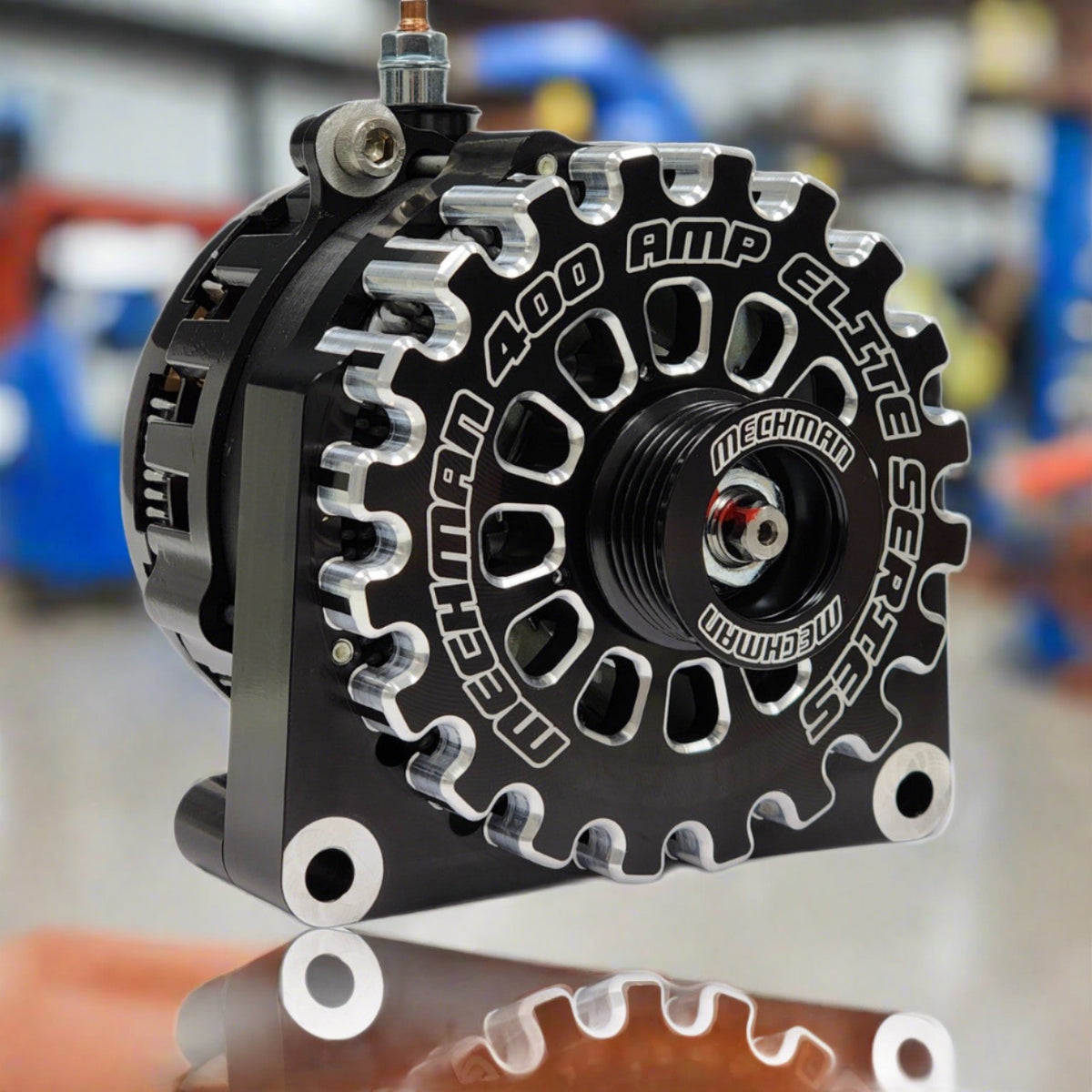 400 Amp Black Billet High Output Alternator For GM Truck / SUV With OE ...