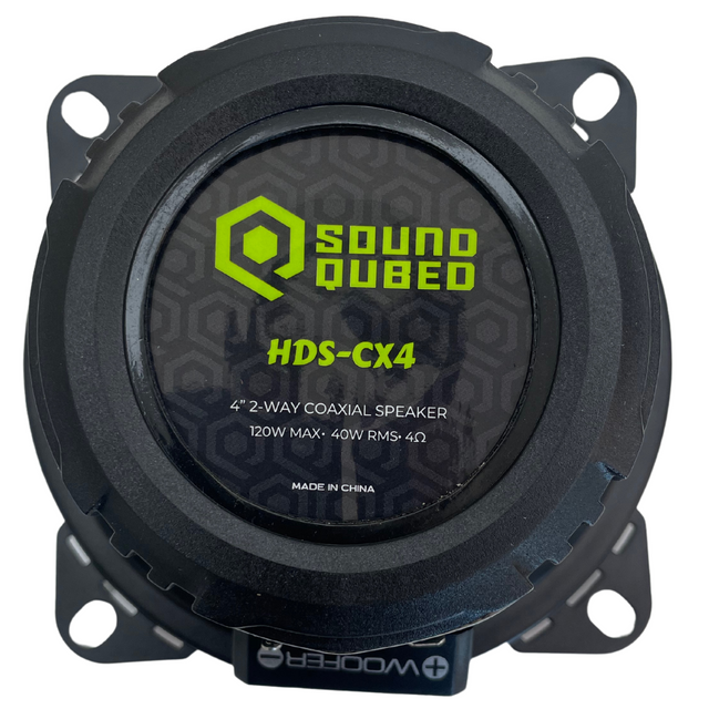 Soundqubed HDS Series 4" Coaxial 2-way Speakers (Pair) – Droppin HZ Car ...