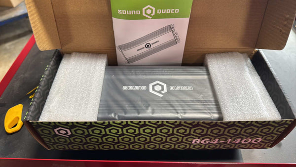 (OPEN BOX) SoundQubed BG4-1400 1400 Watt Bagger Series Amp (Ultra Comp ...