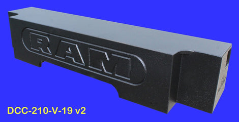 FOX ACOUSTICS 2019+ RAM CREW CAB 2-10" VENTED UNDER SEAT SUBWOOFER BOX ...