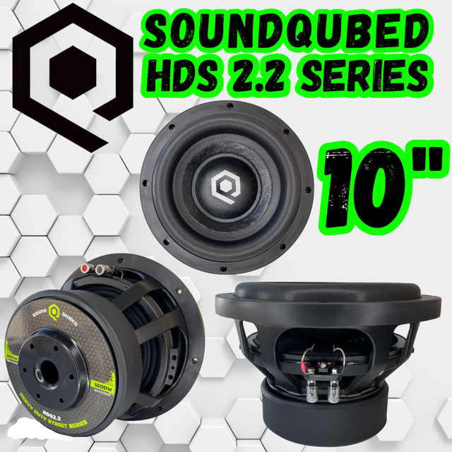 SoundQubed 10" HDS 2.2 Series Subwoofer – Droppin HZ Car Audio