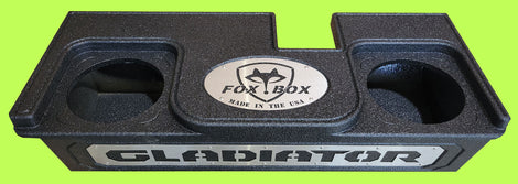 FOX ACOUSTICS JEEP JT GLADIATOR 2-10" VENTED UNDER SEAT SUBWOOFER BOX ...