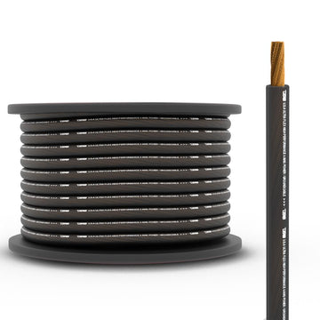 DS18 PW-4GA-100 4-GA Ultra Flex CCA Ground Power Cable 100 Feet ...