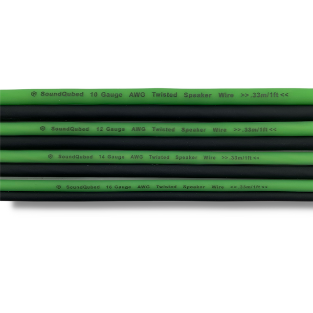 SoundQubed Speaker Wire CCA (10ga, 12ga, 14ga, 16ga Spools) – Droppin ...