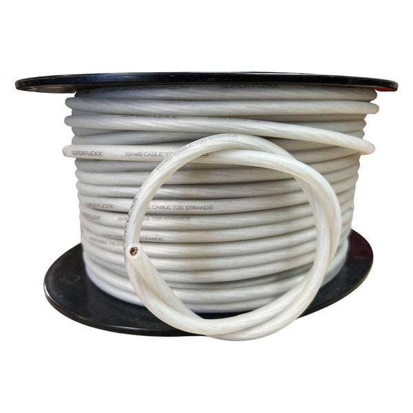 Down4Sound 8ga Tinned OFC Wire CLEAR- BY THE FOOT – Droppin HZ Car Audio