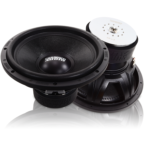 Sundown Audio SAv2 15 inch Dual 4 ohm Subwoofer SA Series(1000 watts ...