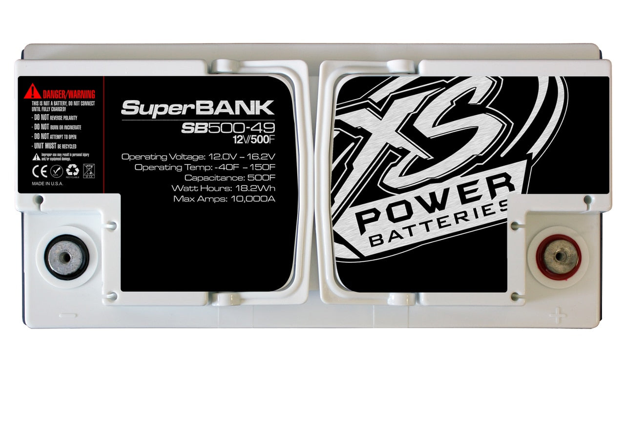 XS Power SB500-49 Group 49 12V Super Capacitor Bank – Droppin HZ Car Audio